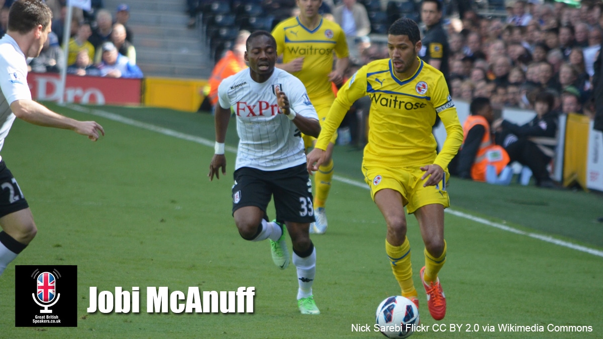Former Footballer Jobi McAnuff at Great British Speakers