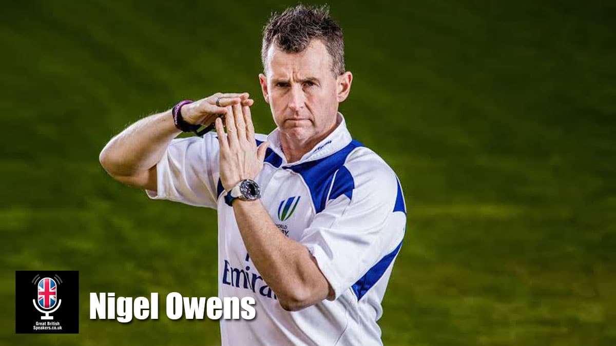 Rugby Referee Nigel Owens at Great British Speakers